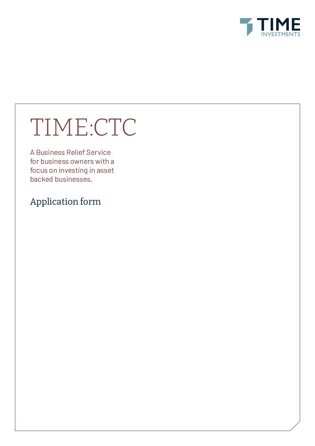 TIME:CTC - TIME Investments